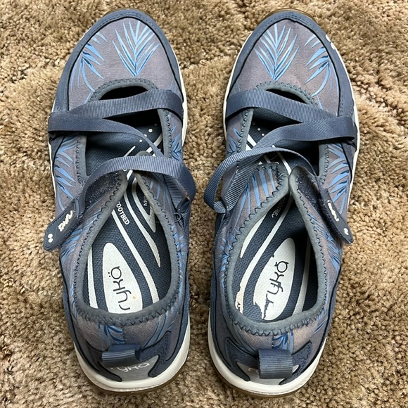Shoes | Tula Summer Strapping Shoe Loafer Blue With Velcro Clasp | Poshmark